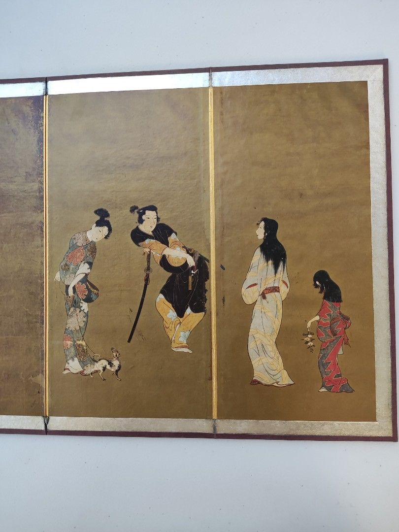 Scaled Version of Hikone Folding Screen, Hobbies & Toys, Memorabilia ...