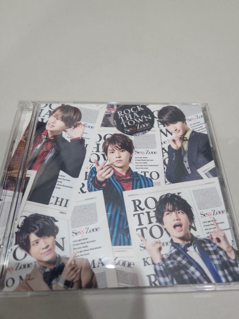 Sexy Zone Rock Tha Town CD + DVD, Hobbies & Toys, Memorabilia & Collectibles, J-pop on Carousell