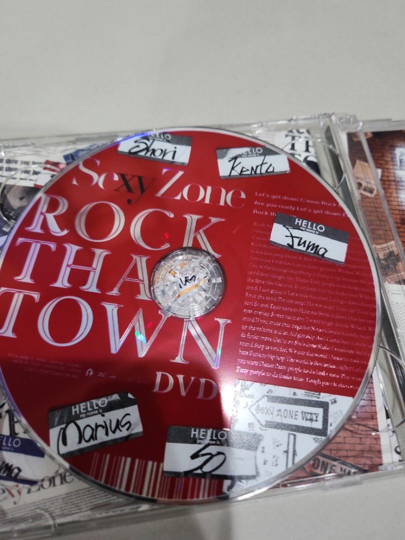 Sexy Zone Rock Tha Town CD + DVD, Hobbies & Toys, Memorabilia & Collectibles, J-pop on Carousell