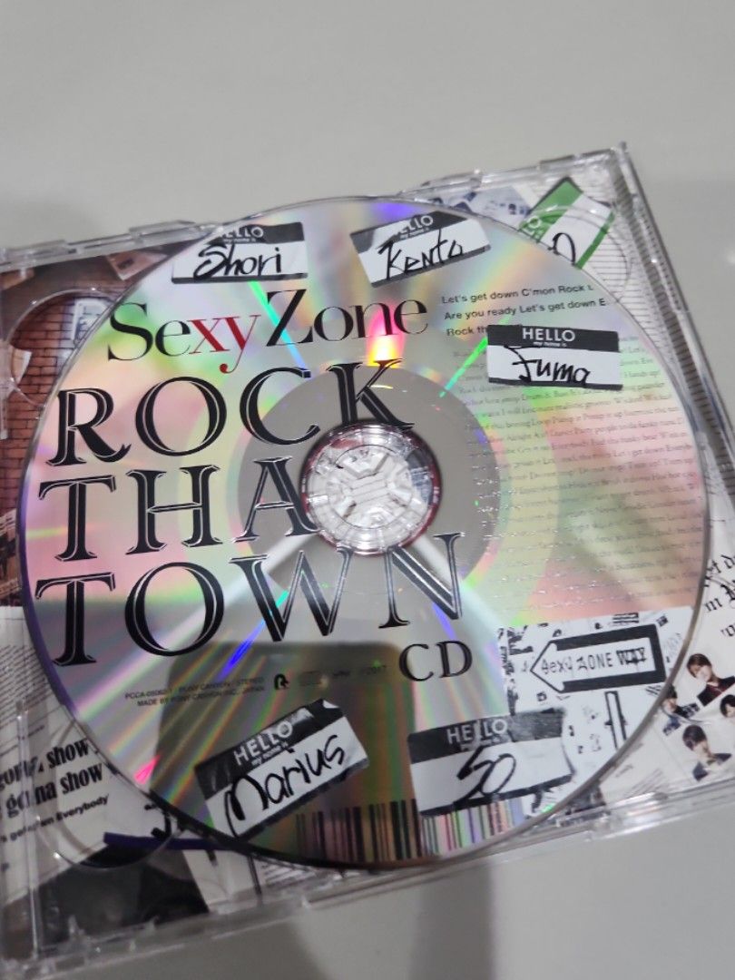 Sexy Zone Rock Tha Town CD + DVD, Hobbies & Toys, Memorabilia & Collectibles, J-pop on Carousell