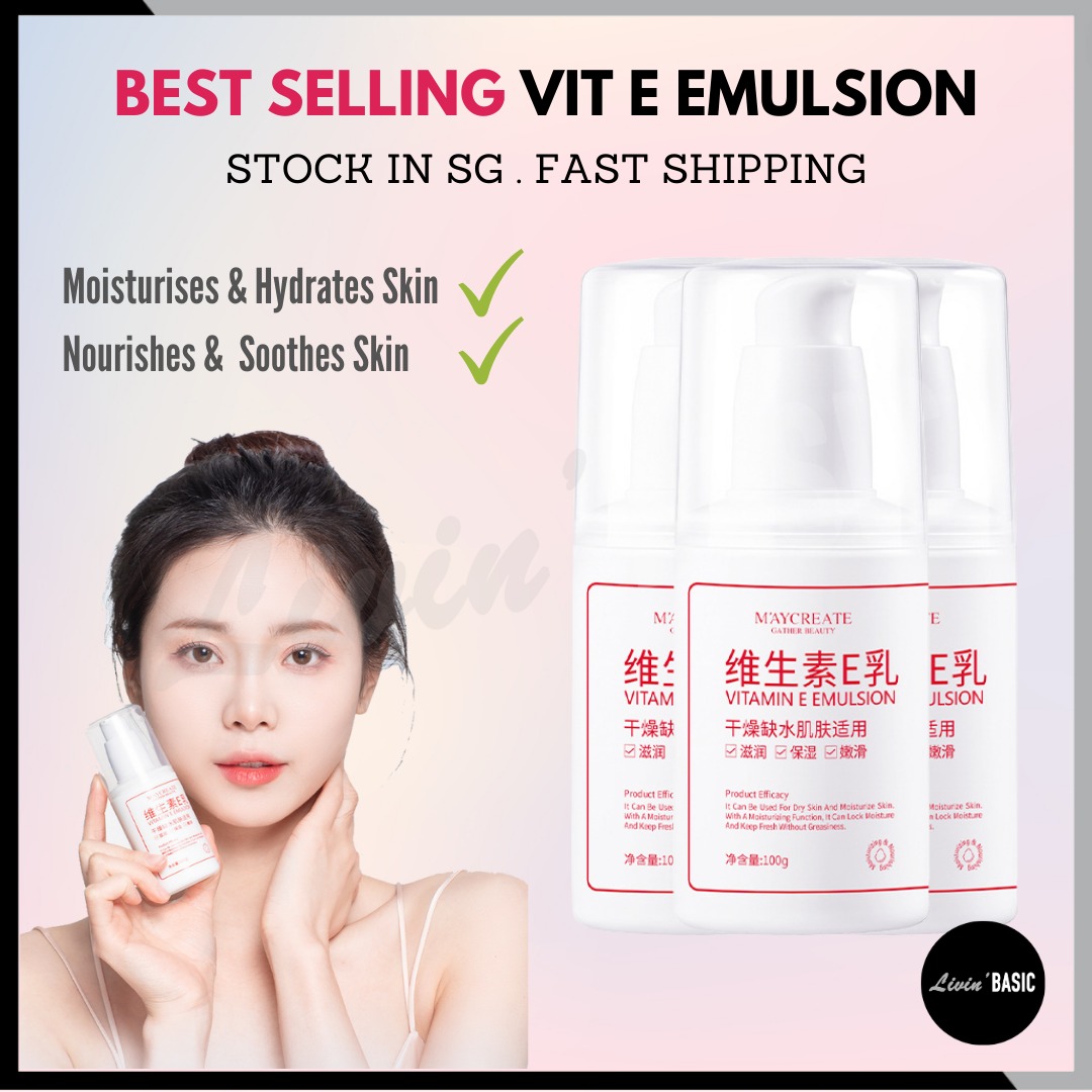 [SG Stock] MayCreate Vitamin E Emulsion Moisturising Cream Hand ...