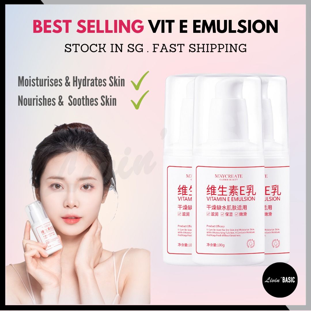 [SG Stock] MayCreate Vitamin E Emulsion Moisturising Cream Hand ...