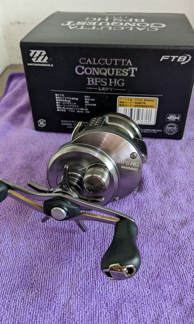SHIMANO calcutta conquest BFS HG LEFT, Sports Equipment, Fishing on ...