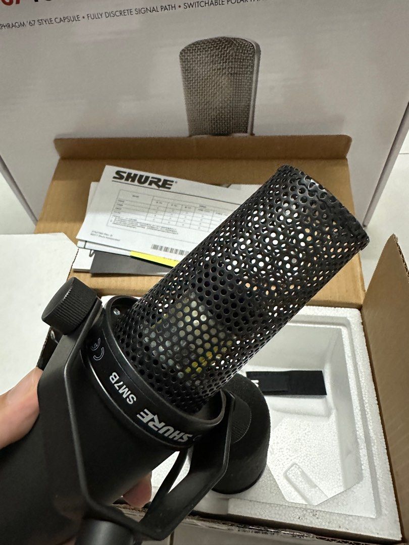 Shure SM7B Microphone, Audio, Microphones on Carousell