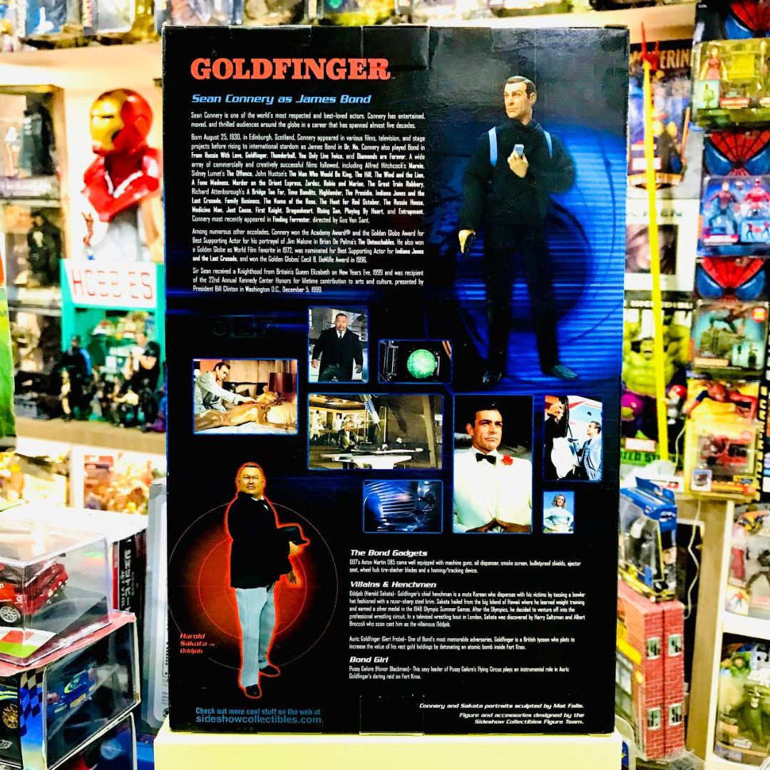 SIDESHOW CLASSIC 1/6 JAMES BOND 007 COLLECTION SERIES - GOLDFINGER . JAMES BOND ( SEAN CONNERY ...
