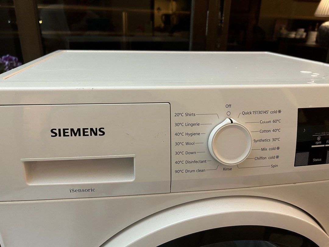 SIEMENS iQ500 Washing Machine 6.5kg, 家庭電器, 洗衣機及乾衣機 - Carousell