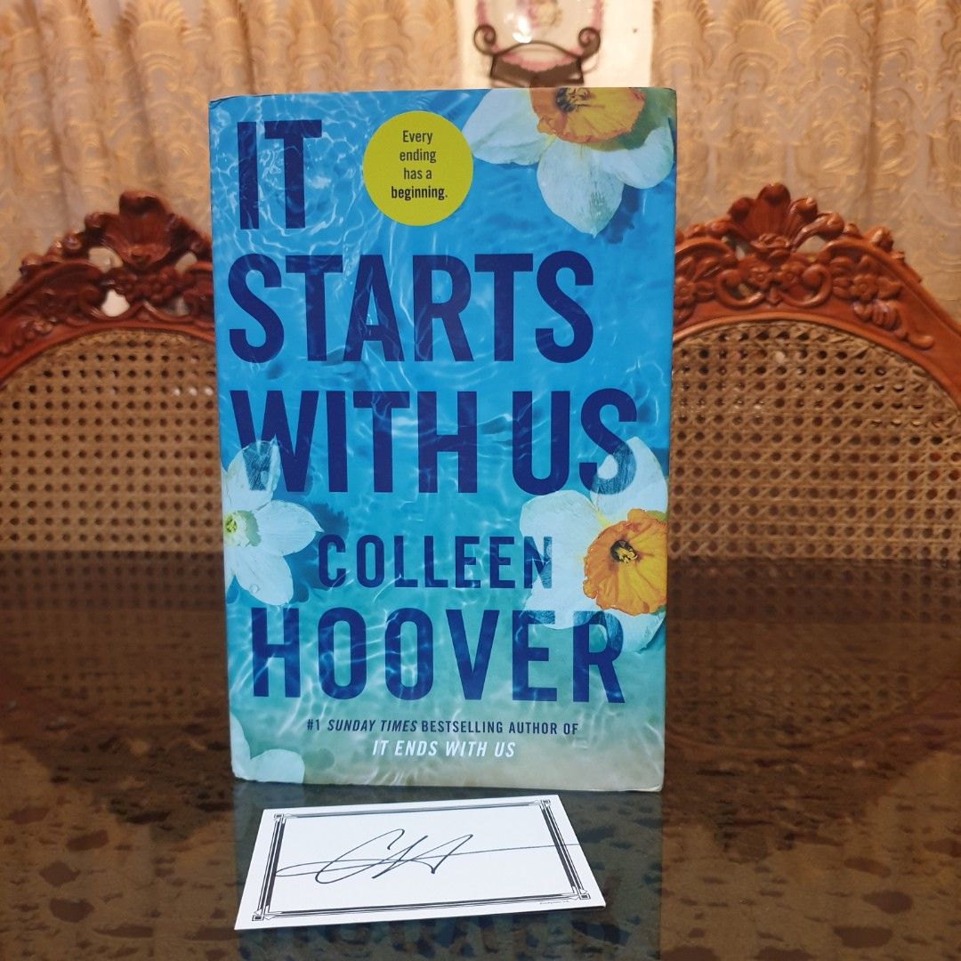 Signed Colleen Hoover books, Hobbies & Toys, Books & Magazines, Fiction ...
