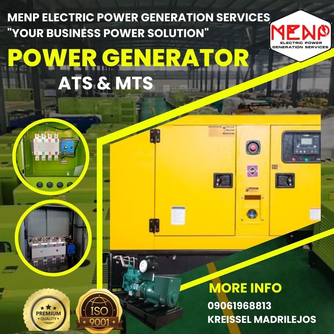 SILENT TYPE GENERATOR SET, Commercial & Industrial, Construction ...