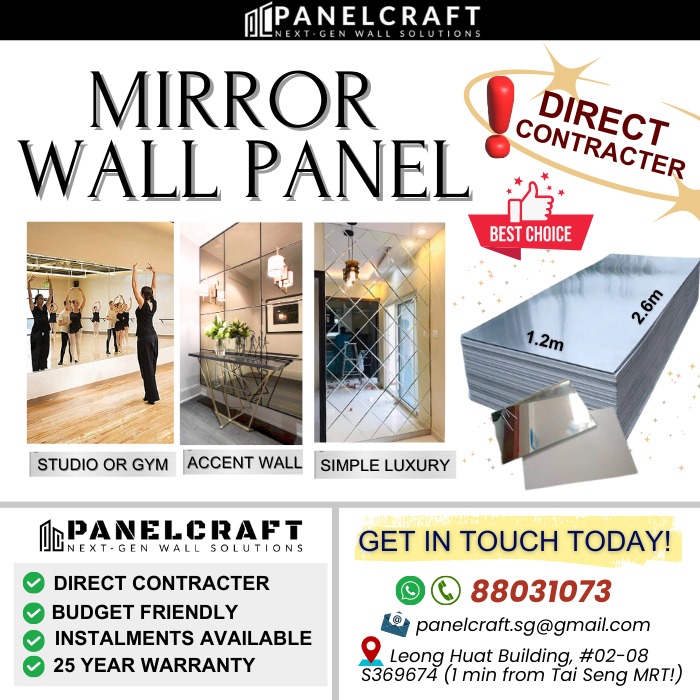 Silver Tinted Mirror Wall Panel Mirrors Panels customize customise wpc ...