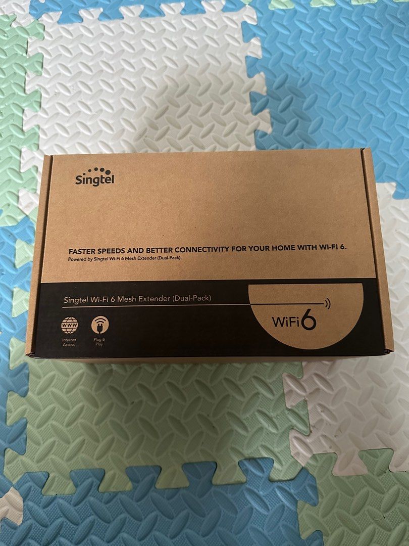 Singtel Wi-Fi 6 Mesh Extender (Dual-Pack), Computers & Tech, Parts ...