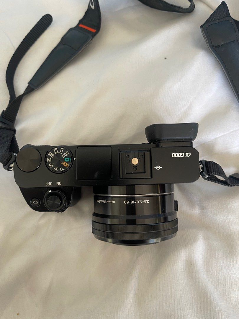 Sony A6000 with Microphone Attachment, Photography, Cameras on Carousell