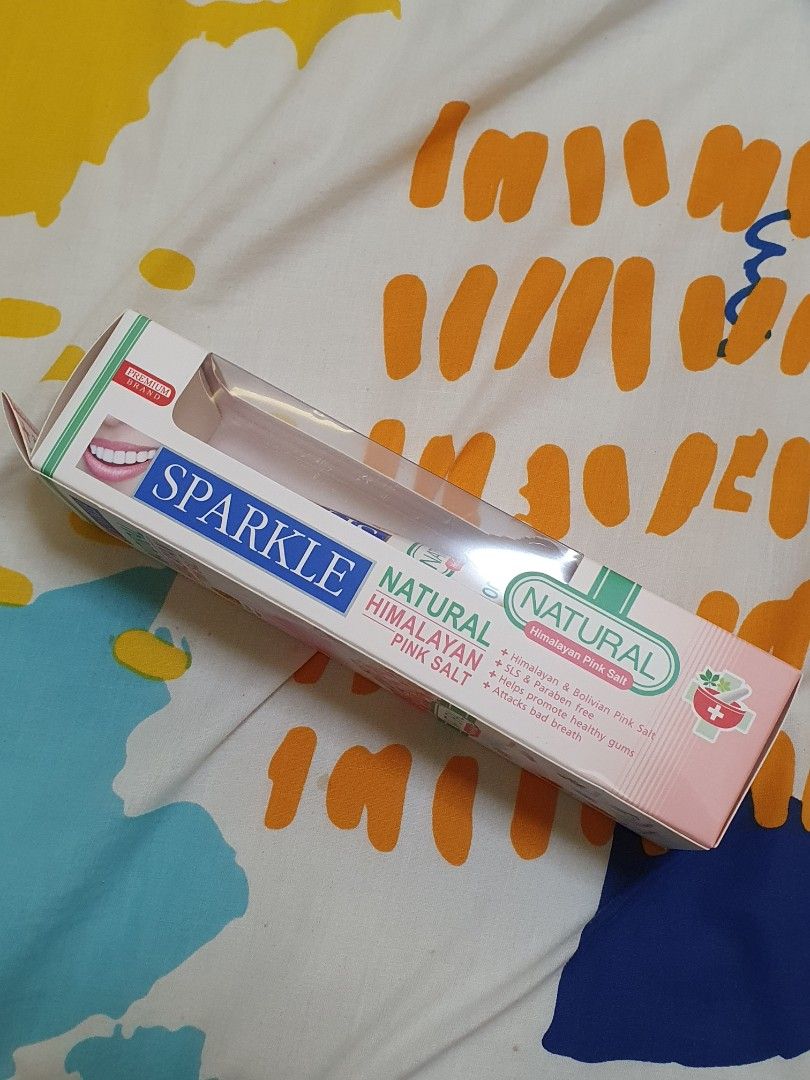 Sparkle Natural Himalayan Pink Salt Healthy Whitening Toothpaste 100g ...