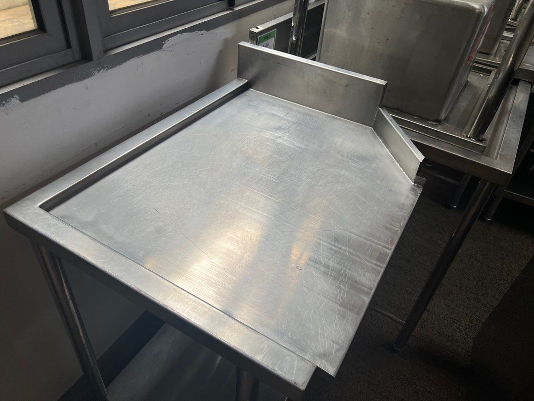 Stainless Steel Clean Dish Tables/ Soiled Dishwashing Table, TV & Home ...