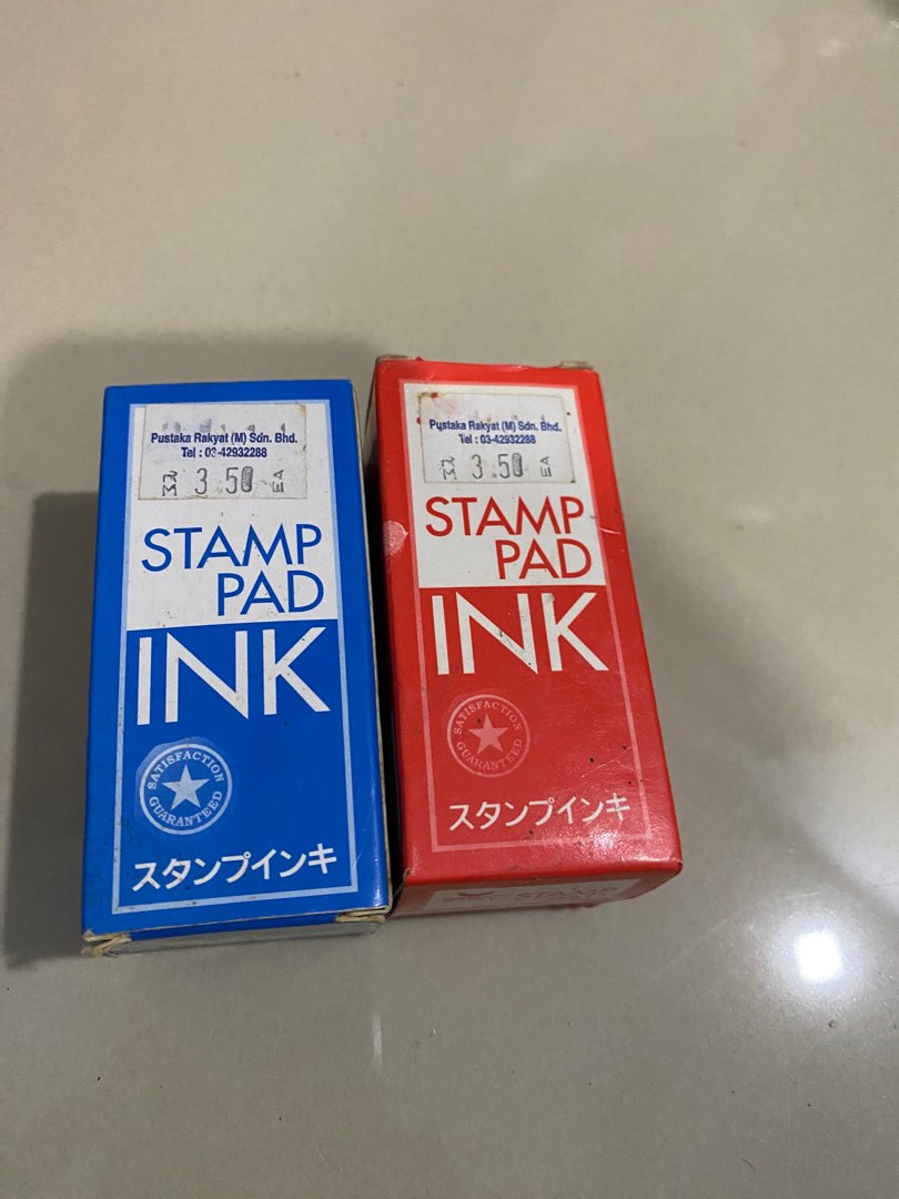 Stamp Pad Ink, Hobbies & Toys, Stationery & Craft, Stationery & School ...