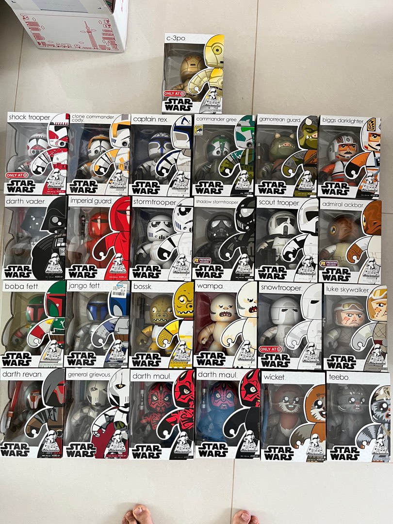 Star Wars Original Generation 1 Set of 25 Darth Vader Troopers Wicket ...