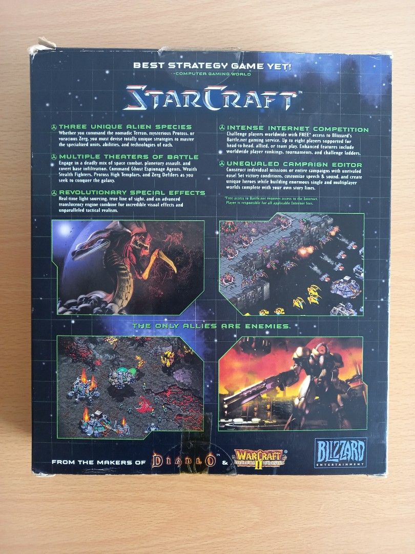 StarCraft Big Box Vintage, Video Gaming, Video Games, Others on Carousell