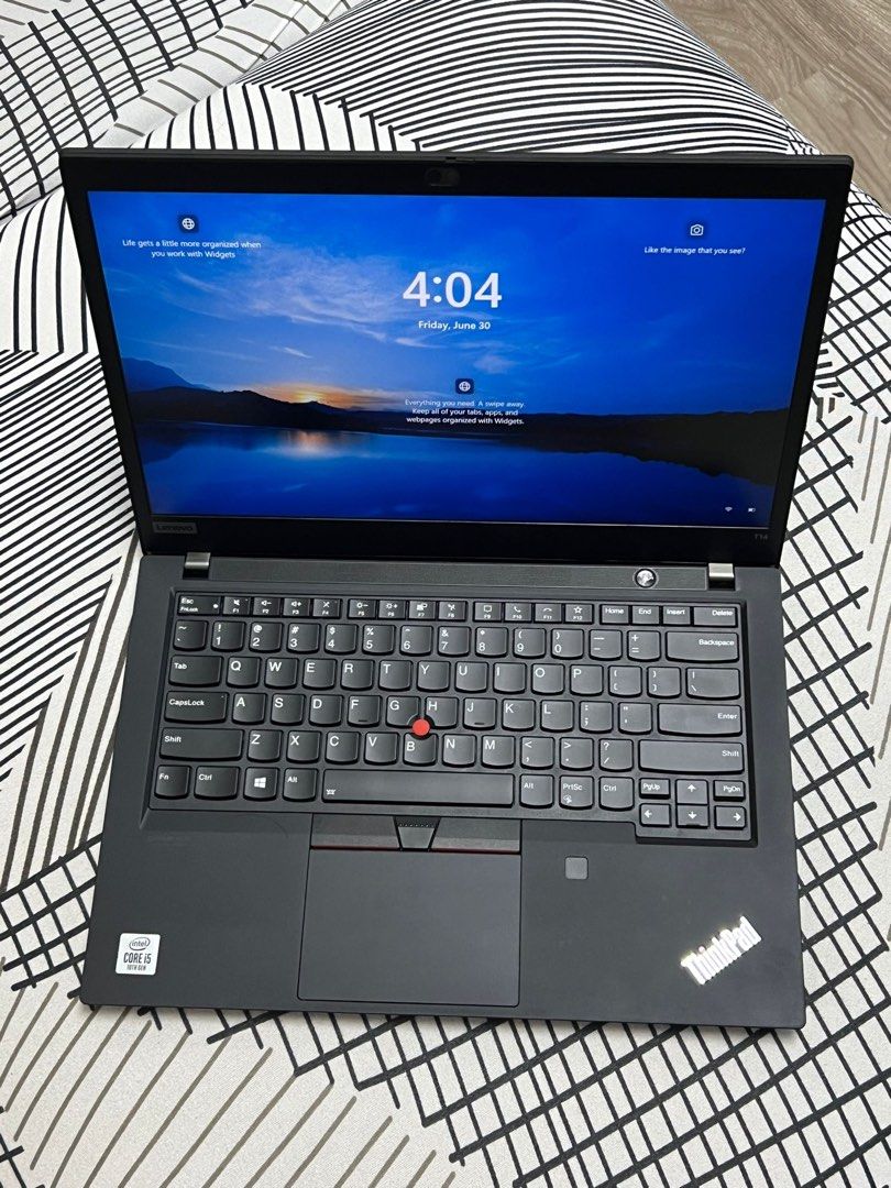 T14 Lenovo ThinkPad Laptop, 14”FHD/ Intel i5-10210U 16GB RAM 512GB NVMe ...