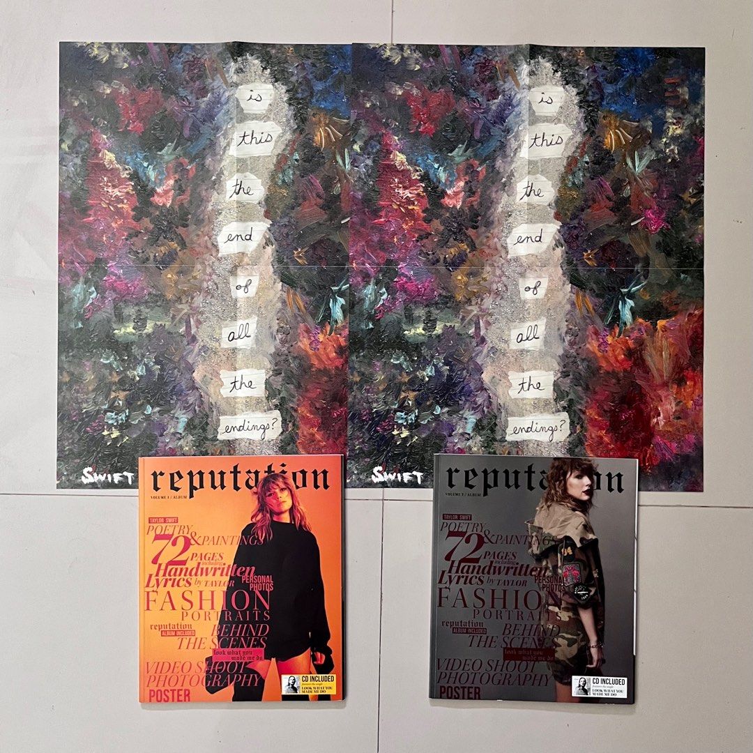 Taylor Swift Reputation Magazine Volume 1 & 2 on Carousell