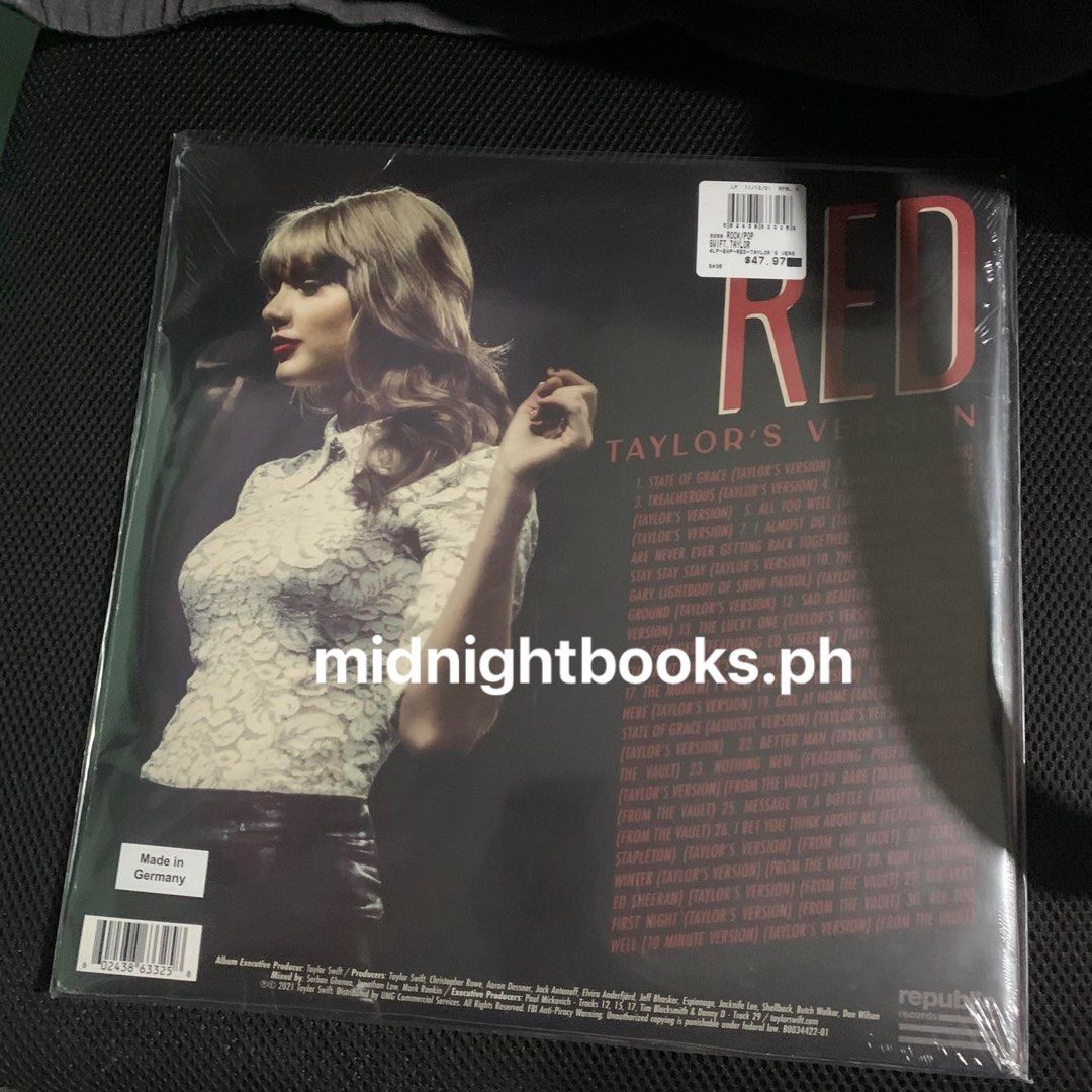 Taylor Swift Vinyl Bundle Fearless Red Evermore Record, Hobbies & Toys ...