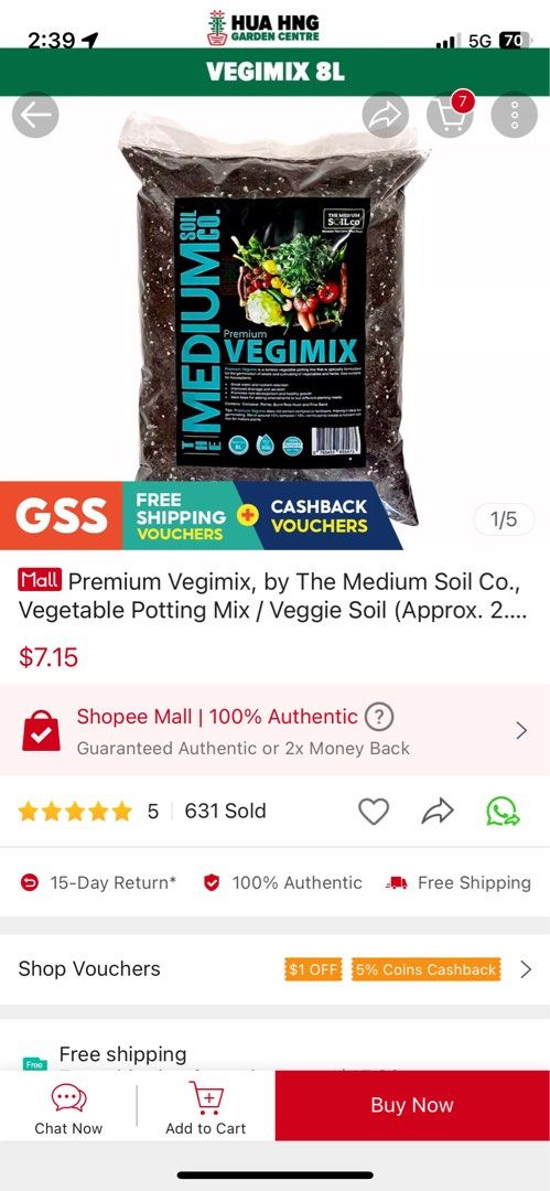 The Medium Soil Co Premium Vegimix, Furniture & Home Living, Gardening ...