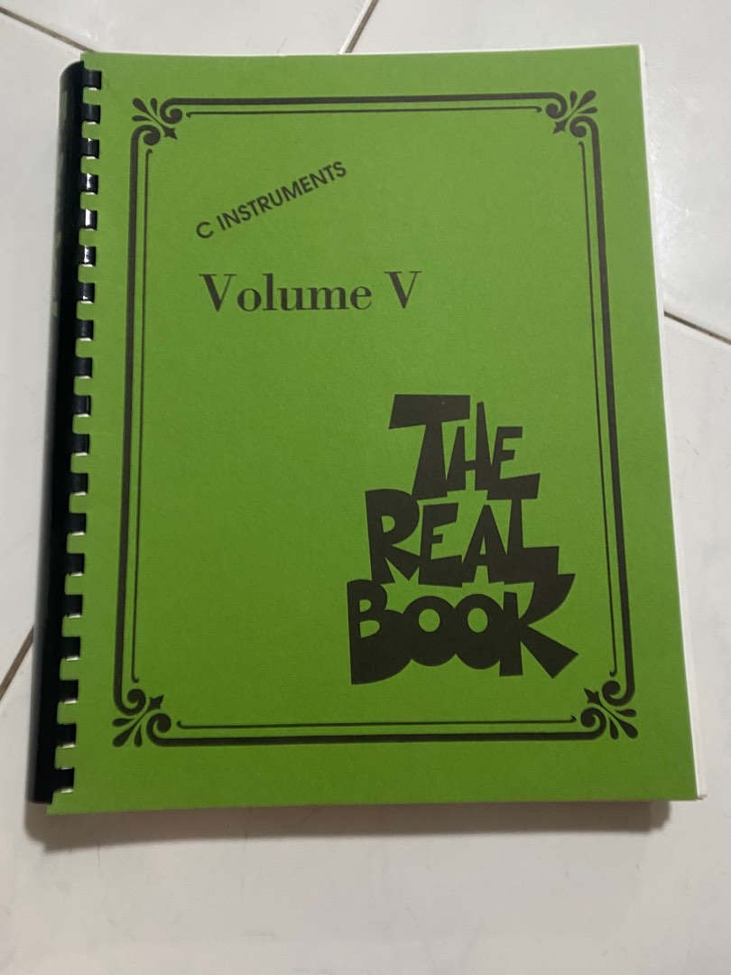 The Real Book - Volume V - C Instruments, Hobbies & Toys, Books ...