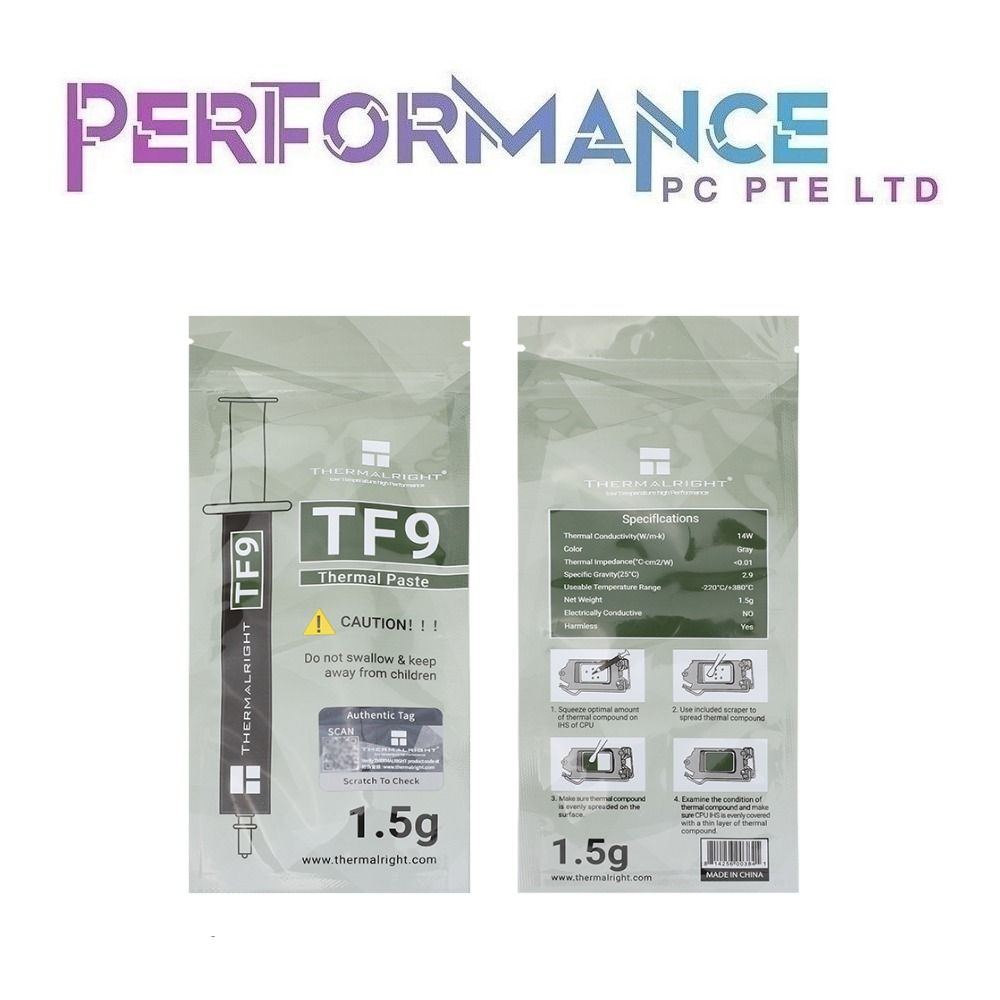 THERMALRIGHT TF9 TF 9 1.5g Thermal Paste, Computers & Tech, Parts & Accessories, Computer Parts ...
