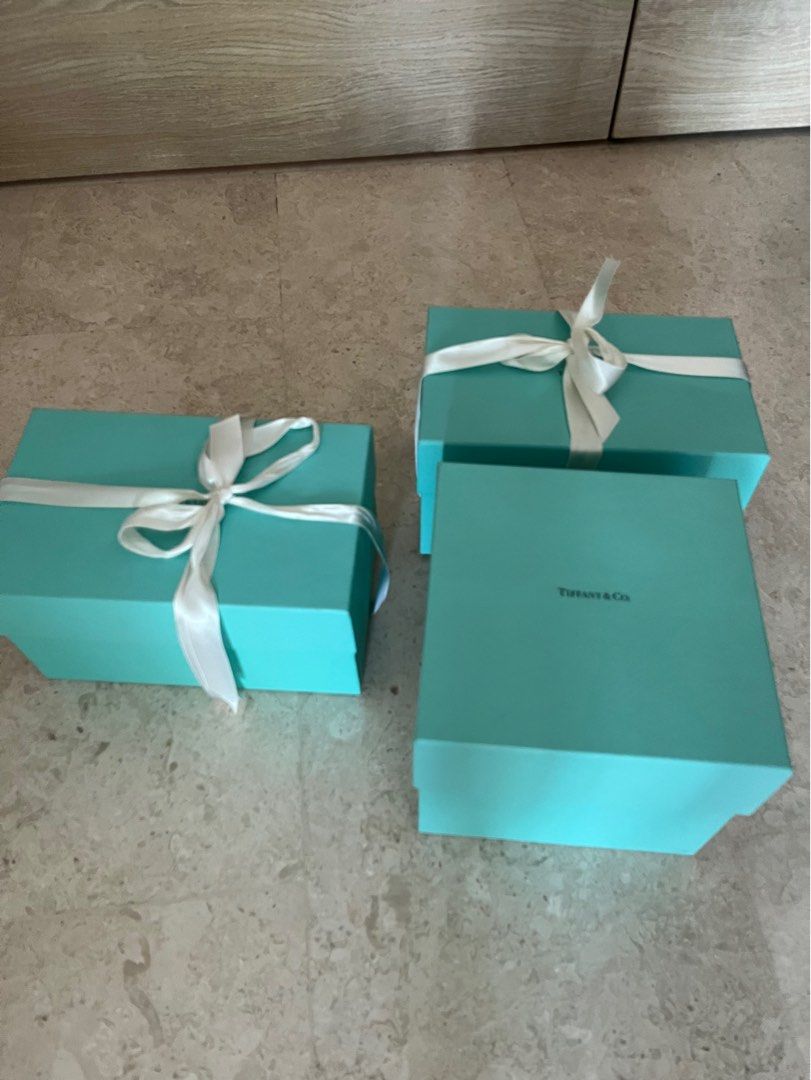 Tiffany & Co. boxes, Luxury, Accessories on Carousell