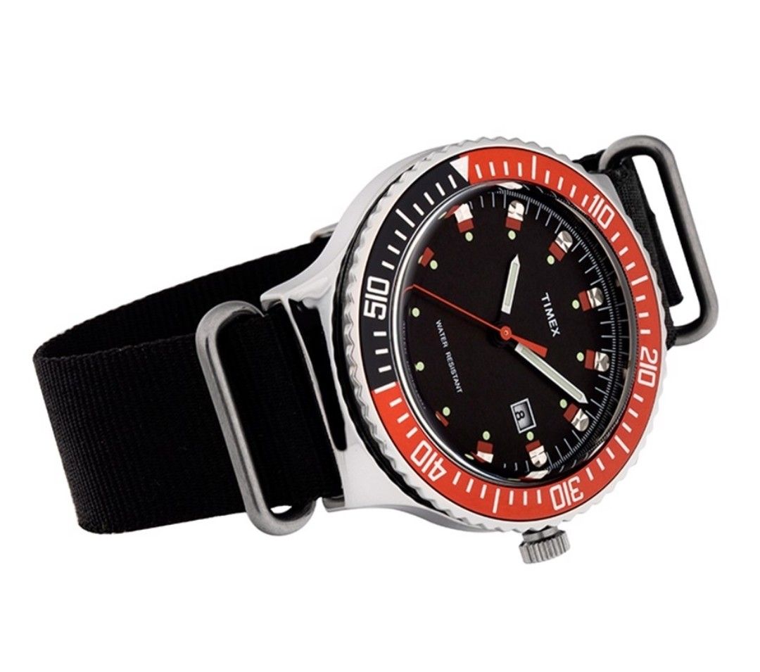 Timex Heritage Diver Coke design, Men's Fashion, Watches & Accessories ...