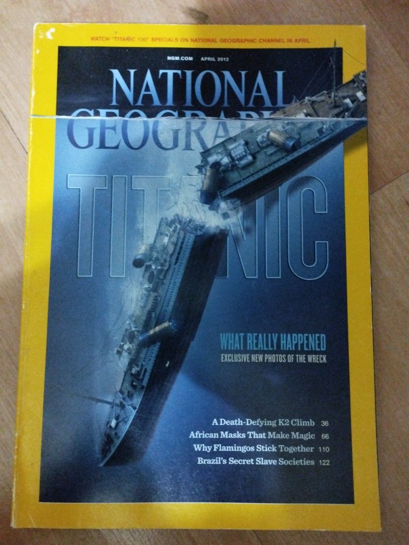 Titanic National Geographic, Hobbies & Toys, Books & Magazines ...