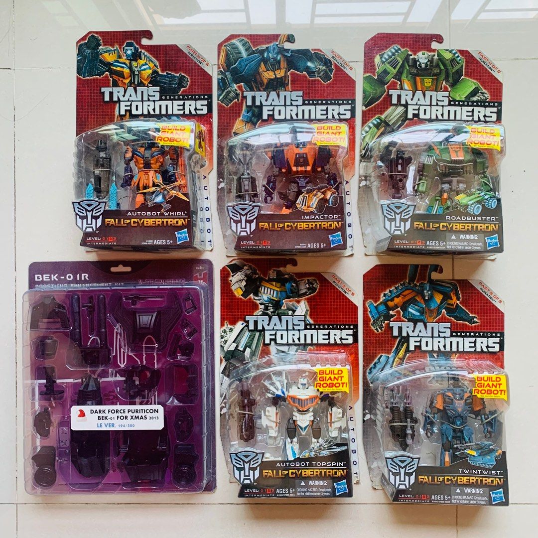 Transformers Generations / Hoist Trailcutter / Bruticus G2 / Ruination ...