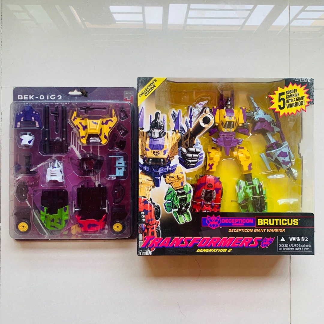 Transformers Generations / Hoist Trailcutter / Bruticus G2 / Ruination ...