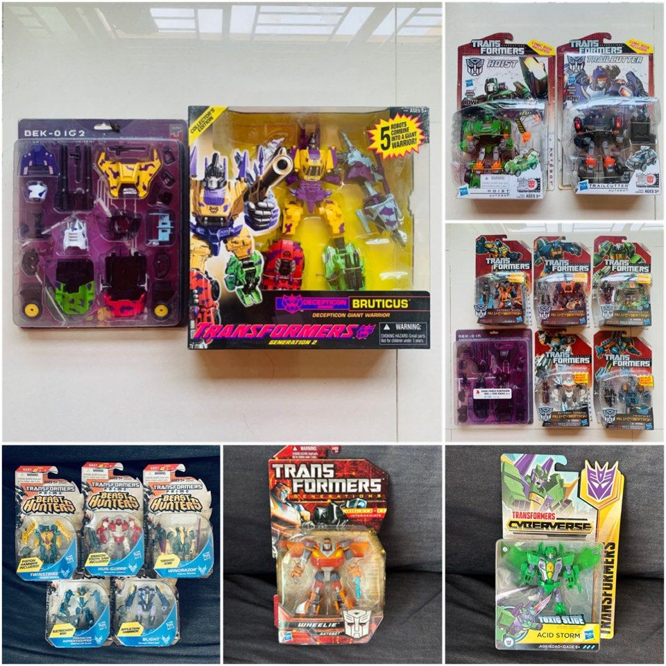 Transformers Generations / Hoist Trailcutter / Bruticus G2 / Ruination ...