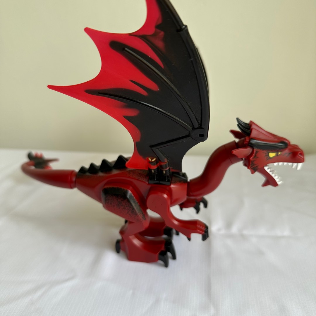 [Used] Lego Fantasy Knight Red Dragon figure, Hobbies & Toys, Toys ...