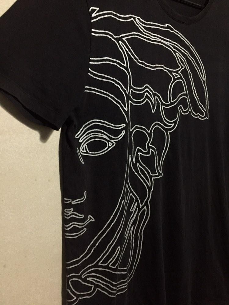 Versace Half Medusa Face Big Logo, Luxury, Apparel on Carousell