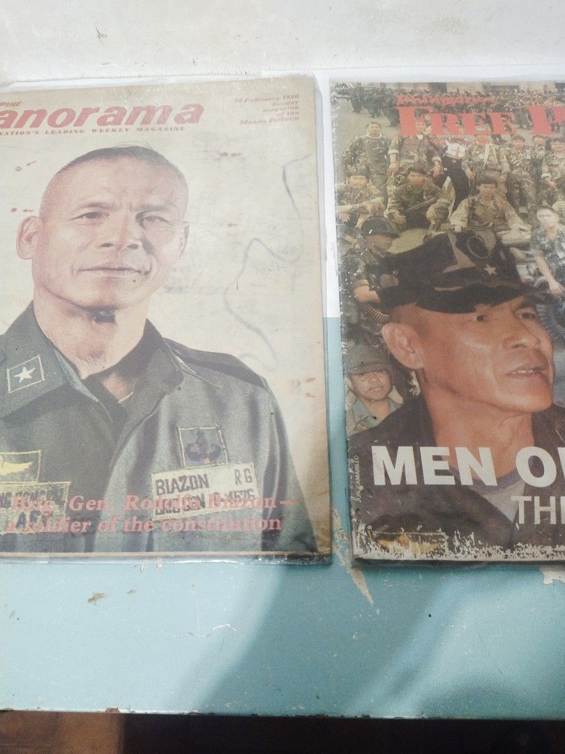 vintage magazines/Rudolfo Biazon/Commanding officer/1989 & 1990/Very ...