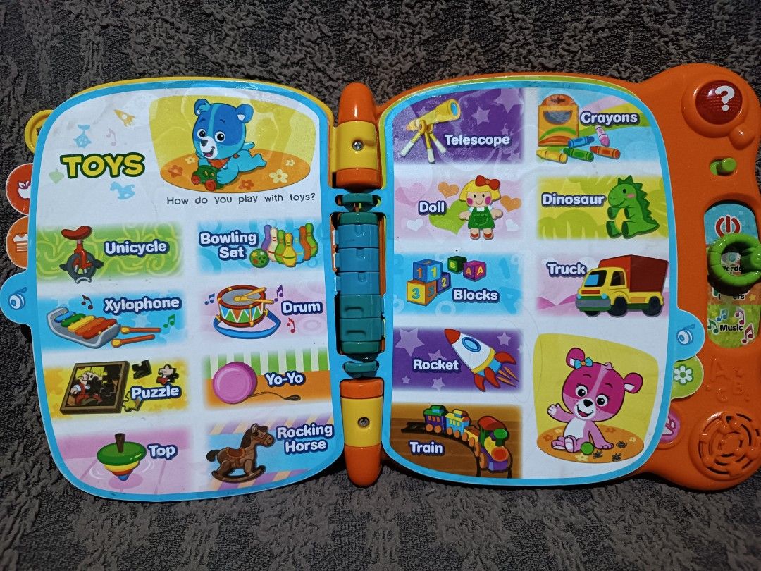 VTECH TOUCH AND TEACH WORD BOOK, Hobbies & Toys, Toys & Games on Carousell