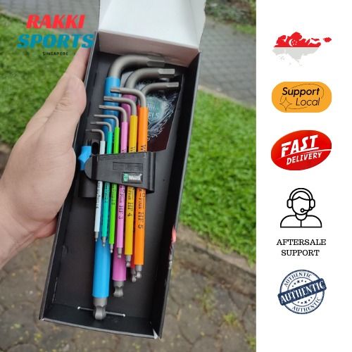 Wera 950/9 Hex-Plus Allen key Set | Bicycle Servicing | Premium Product ...