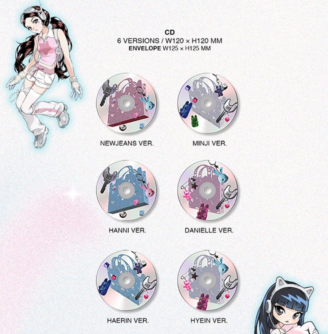 wts newjeans get up 2nd ep bunny beach bag ver albums comeback sharing go po preorder nwjns new ...