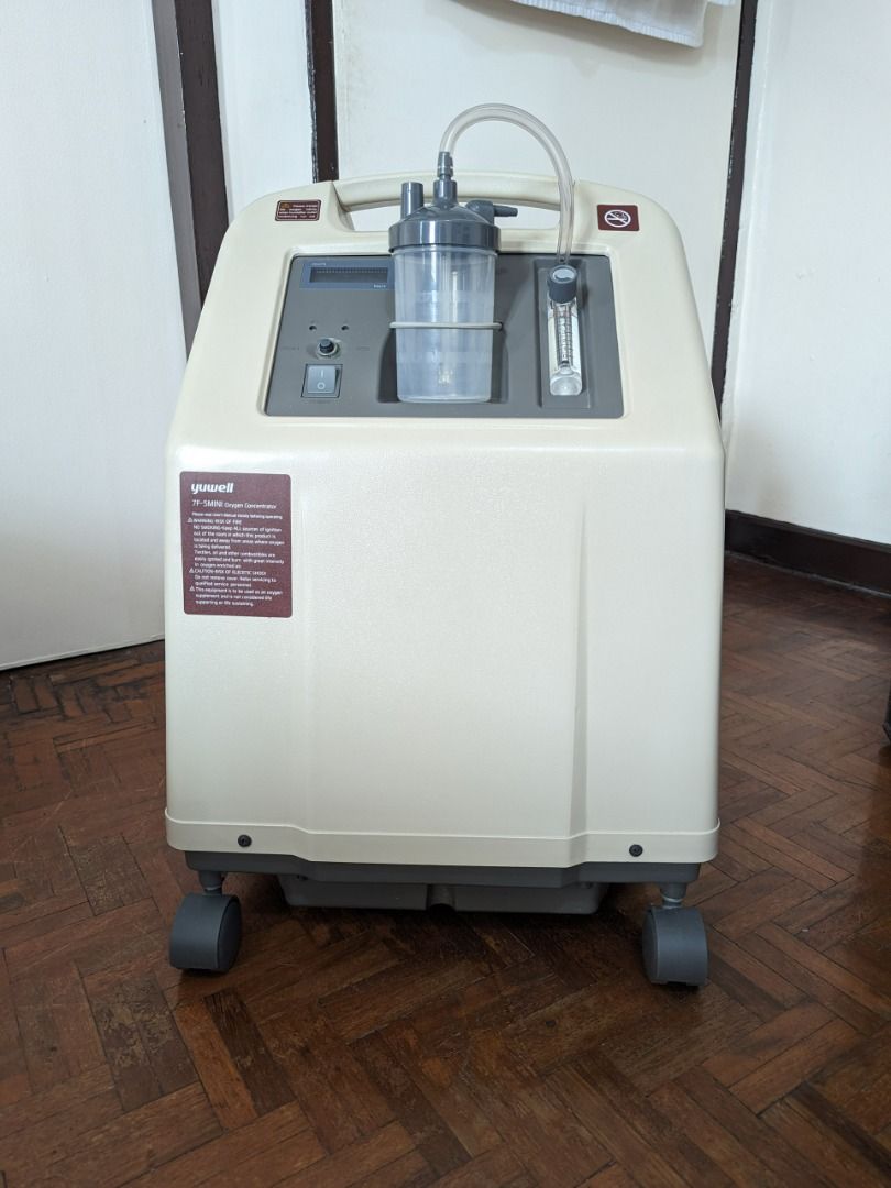 Yuwell 7f-5 Mini Oxygen Concentrator, Health & Nutrition, Medical ...