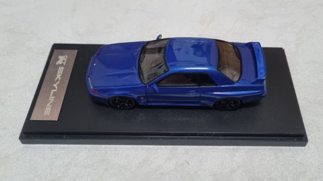 1/43 Mark 43 Nissan Skyline GTR R32 NISMO Blue Metallic, Hobbies & Toys ...
