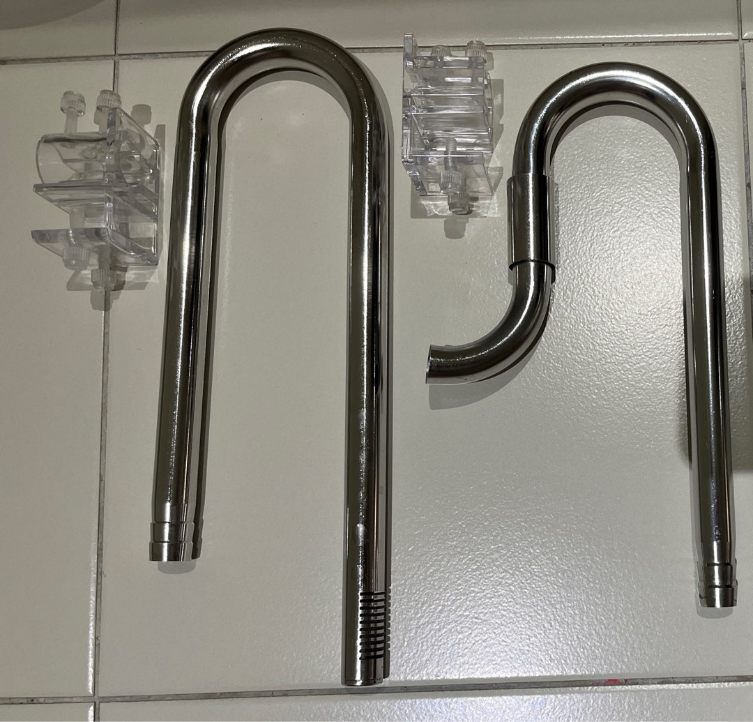 16/22mm In & out flow Stainless Steel Pipe, Pet Supplies, Homes & Other ...