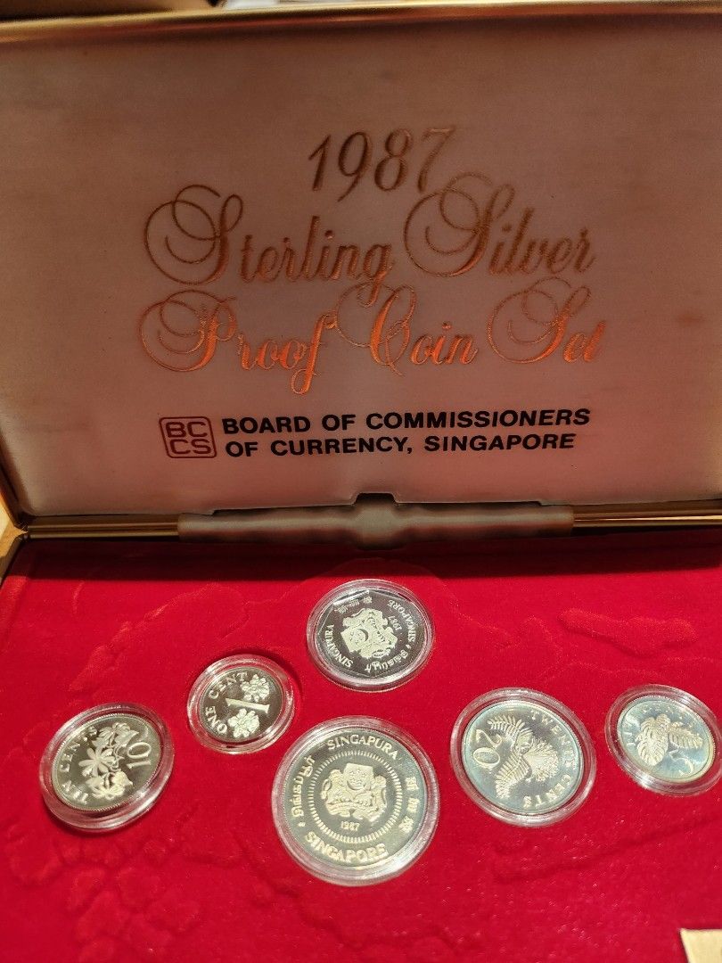 1987 Silver Proof Coin set, Hobbies & Toys, Memorabilia & Collectibles ...