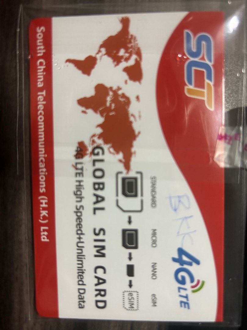 1gb/day for 5 days Thailand Sim Card, Mobile Phones & Gadgets, Mobile ...