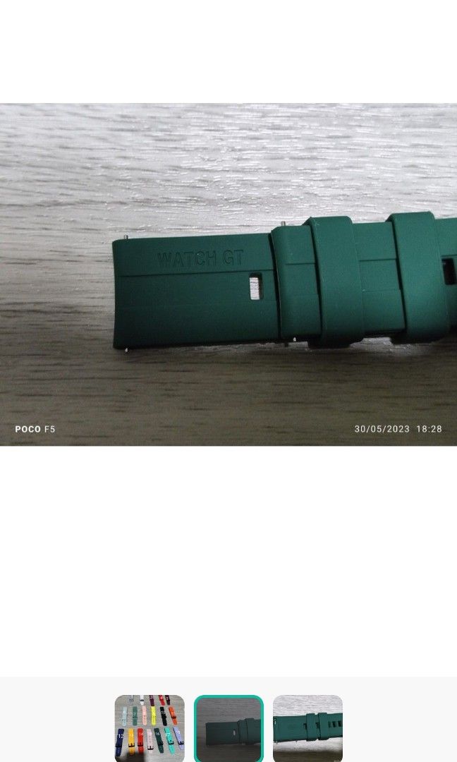 22mm watch strap soft silicon rubber hpb acxta Samsung galaxy watch 4-5 ...