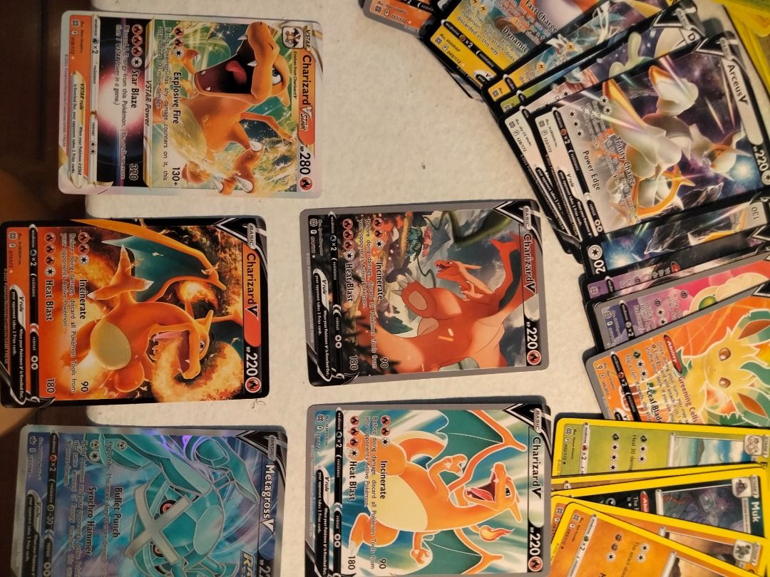 300+ pokemon cards (4 very rare charizzard), Hobbies & Toys, Toys ...