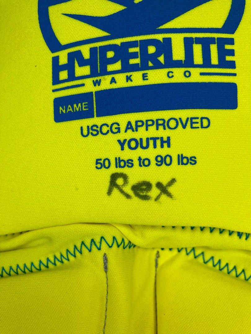 3-6T Hyperlite Wake Co. Youth Life Vest Floating Jacket on Carousell
