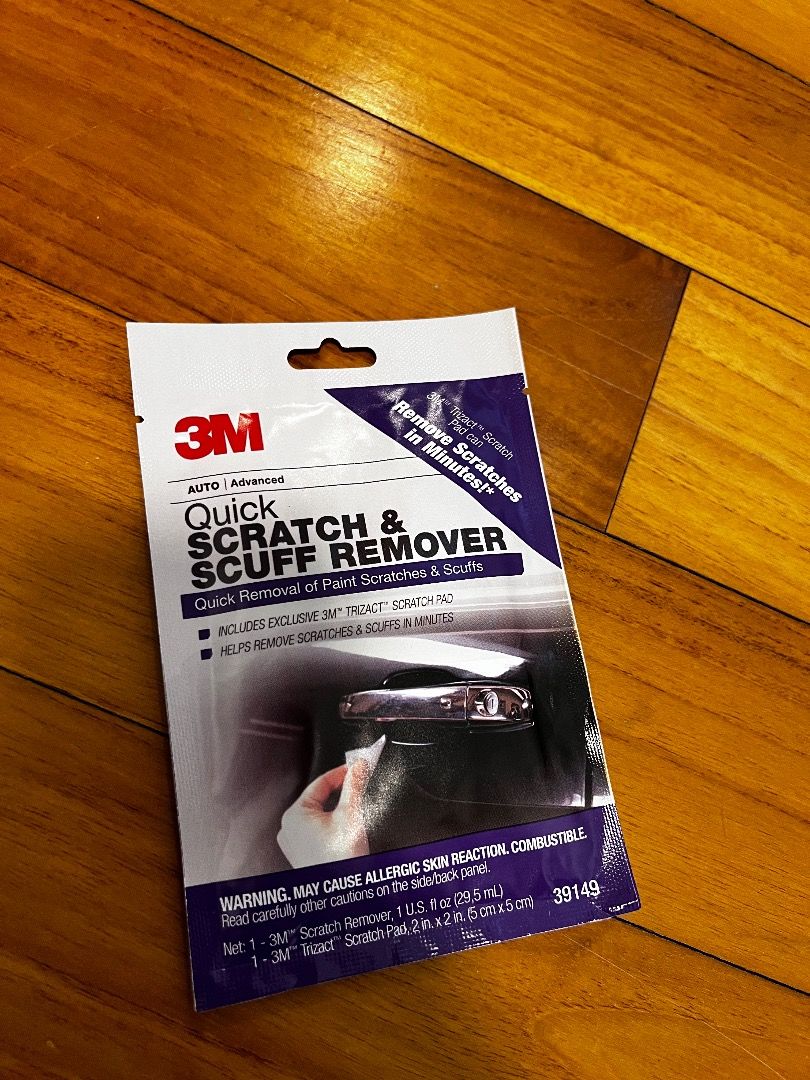 3M Quick Scratch & Scuff remover, Car Accessories, Accessories on Carousell