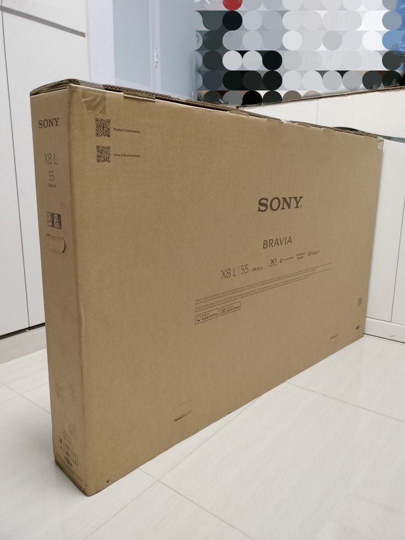 55 inch Sony TV Empty Box With Complete Set Of Styrofoam, TV & Home ...