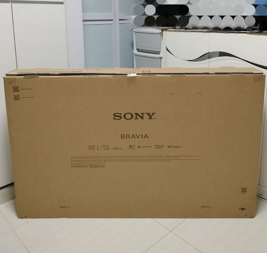 55 inch Sony TV Empty Box With Complete Set Of Styrofoam, TV & Home ...