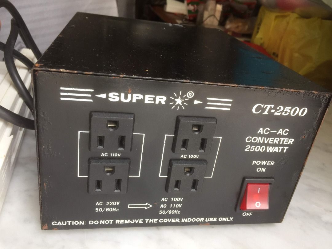 $650 100% Workable 正常試用及功能整全 SUPER Star CT-2500 AC Converter 2500 Watt ...